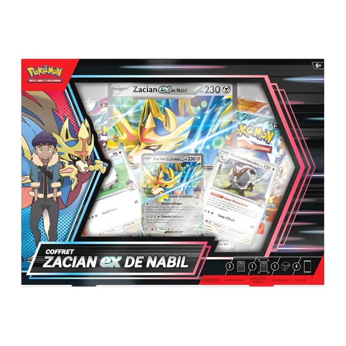 Pokémon - Coffret Zacian Ex de Nabil en français - Le Coin Des Barons