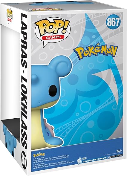 Pokémon - Funko Pop Jumbo - Lapras - Lokhlass - Figurine en Vinyle à ...