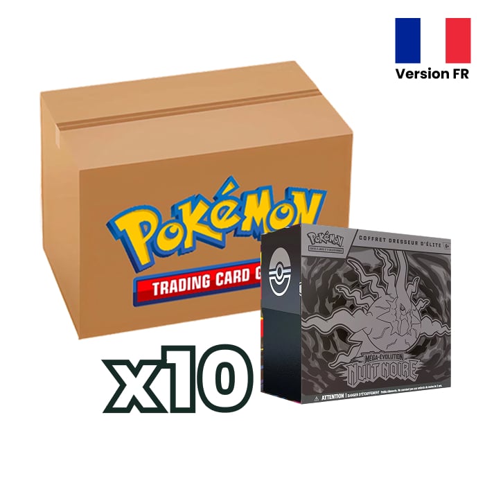 Pokémon - CASE - ETB - Nuit Noire - ME05 - Carton de 10 Coffret ...